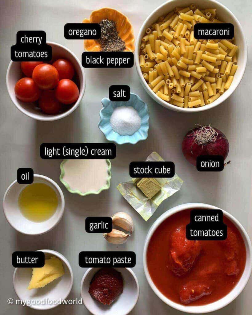 Macaroni and Tomatoes Recipe (Easy Vegetarian Dinner)