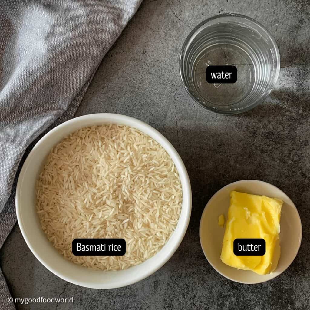 Perfect Buttered Rice Recipe (Just 3 Ingredients)