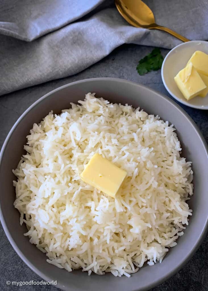 Perfect Buttered Rice Recipe (Just 3 Ingredients)