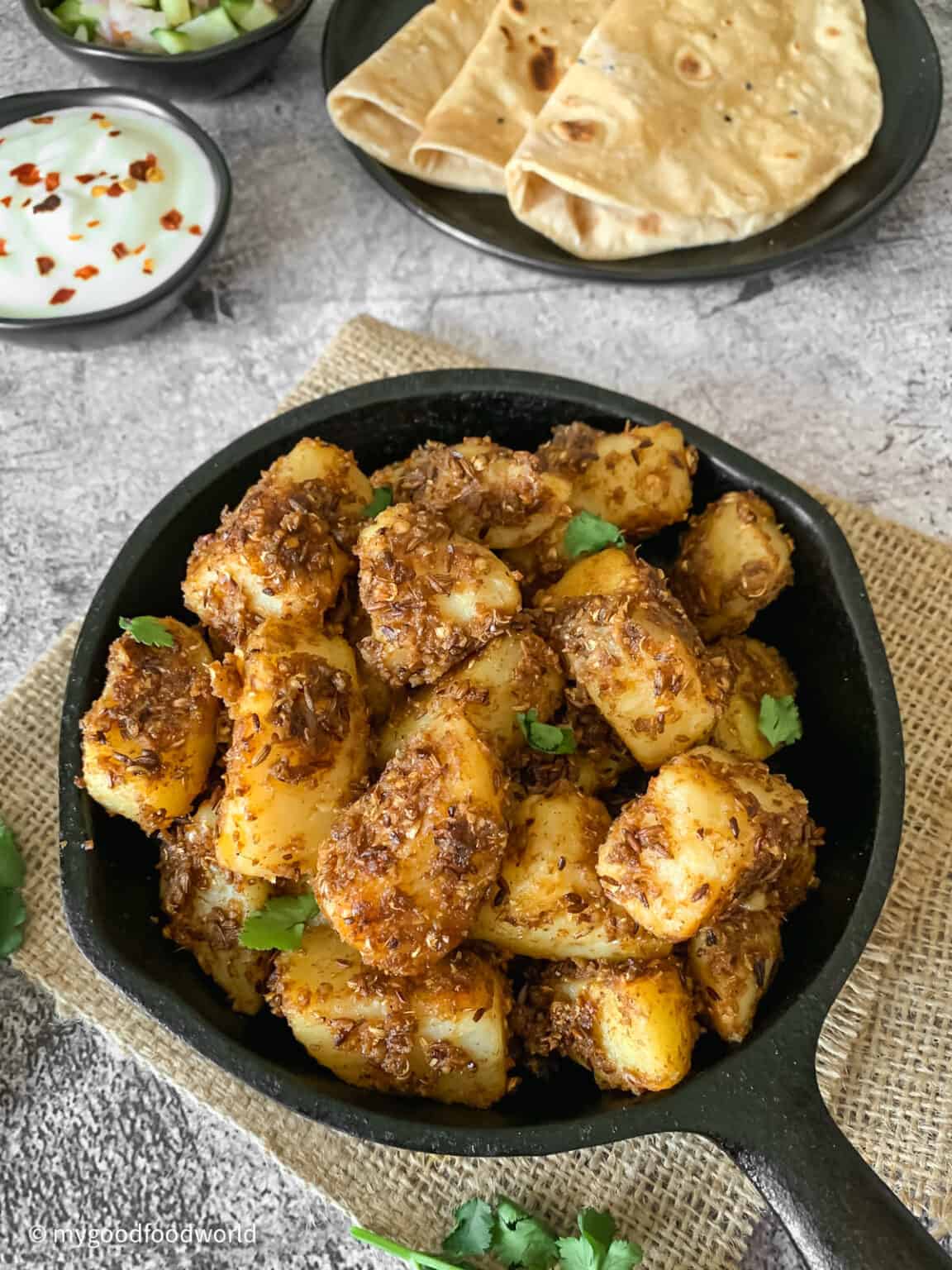 Skillet Aloo Jeera (Cumin Potatoes): 20 Minute Recipe