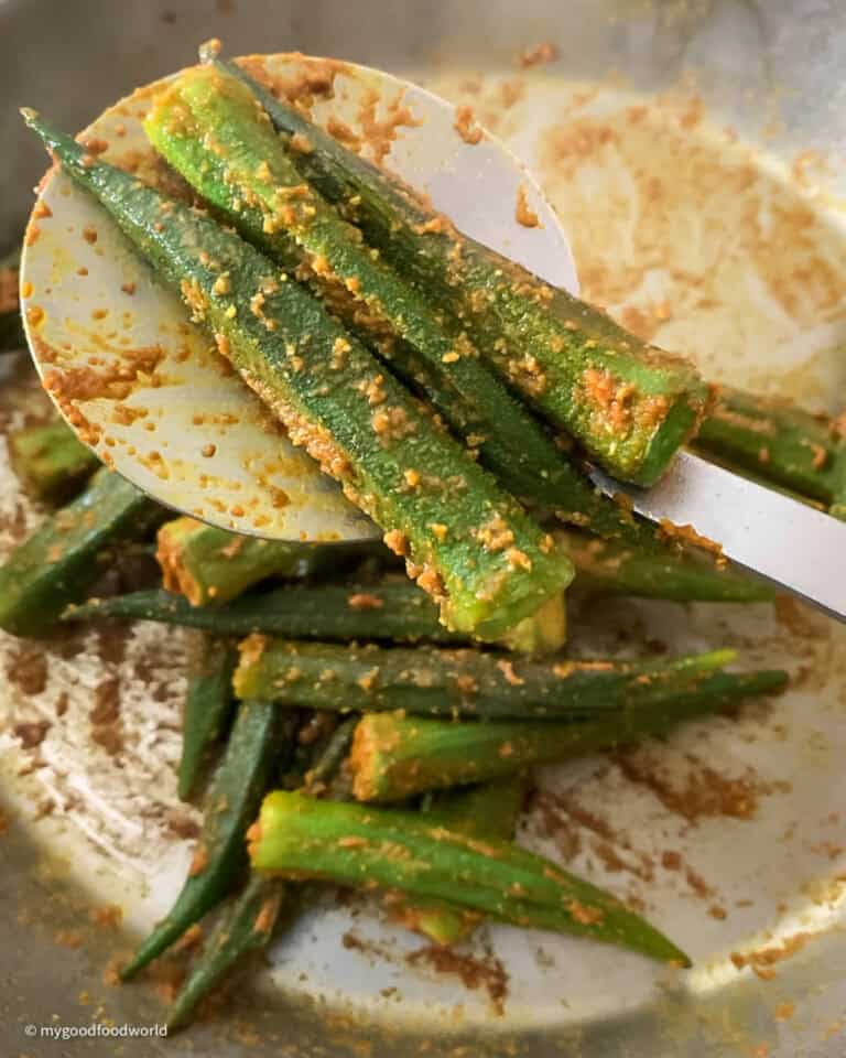 Whole Sauteed Okra Recipe (simple spices, 20 minutes)