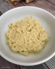 How to make ginger paste (5 minutes, lasts for weeks!)